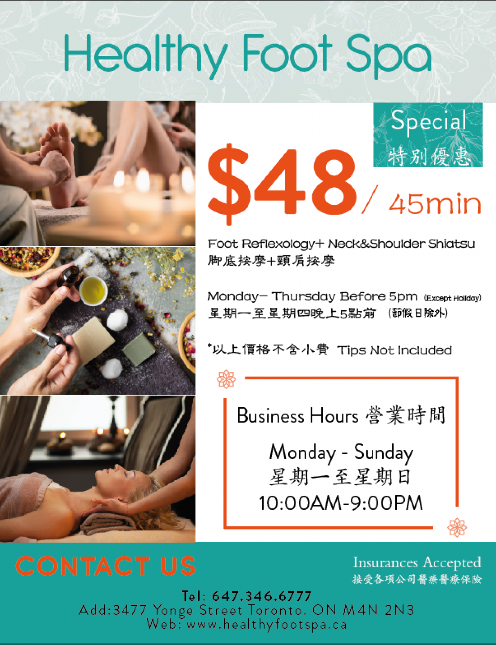 Grand Opening Special Offer – Healthy Foot Spa